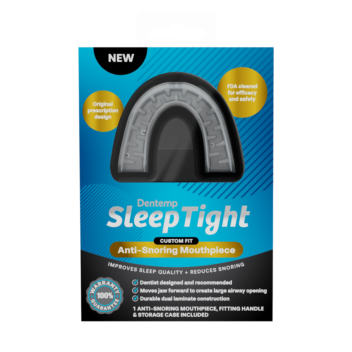 Dentemp SleepTight - Anti-Snoring Mouthpiece | SleepTight Mouthpiece ...